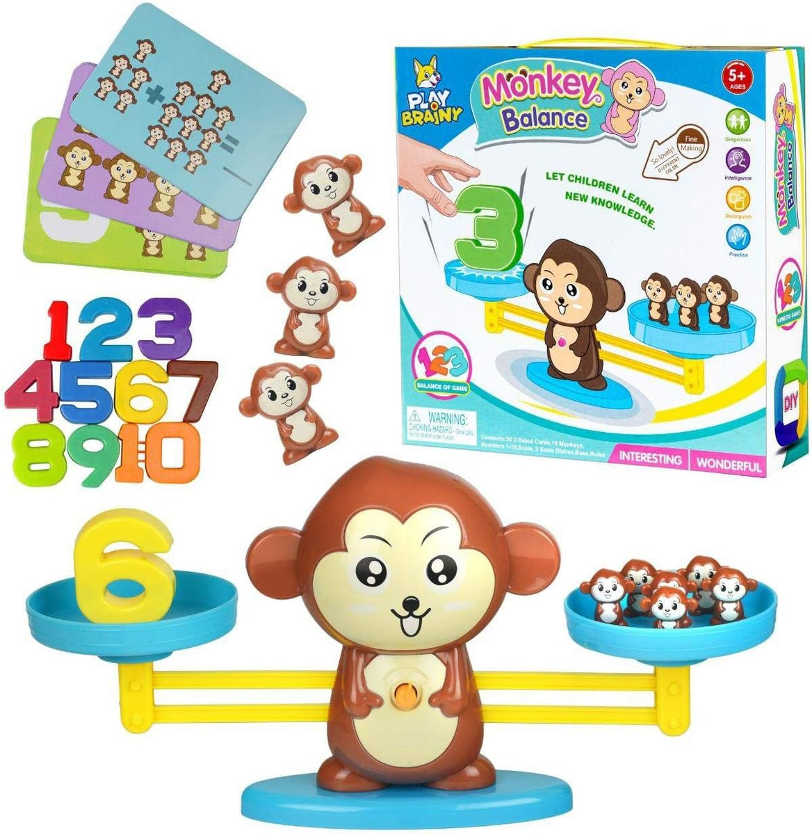 Montessori Monkey Balance Math Game – Project Montessori