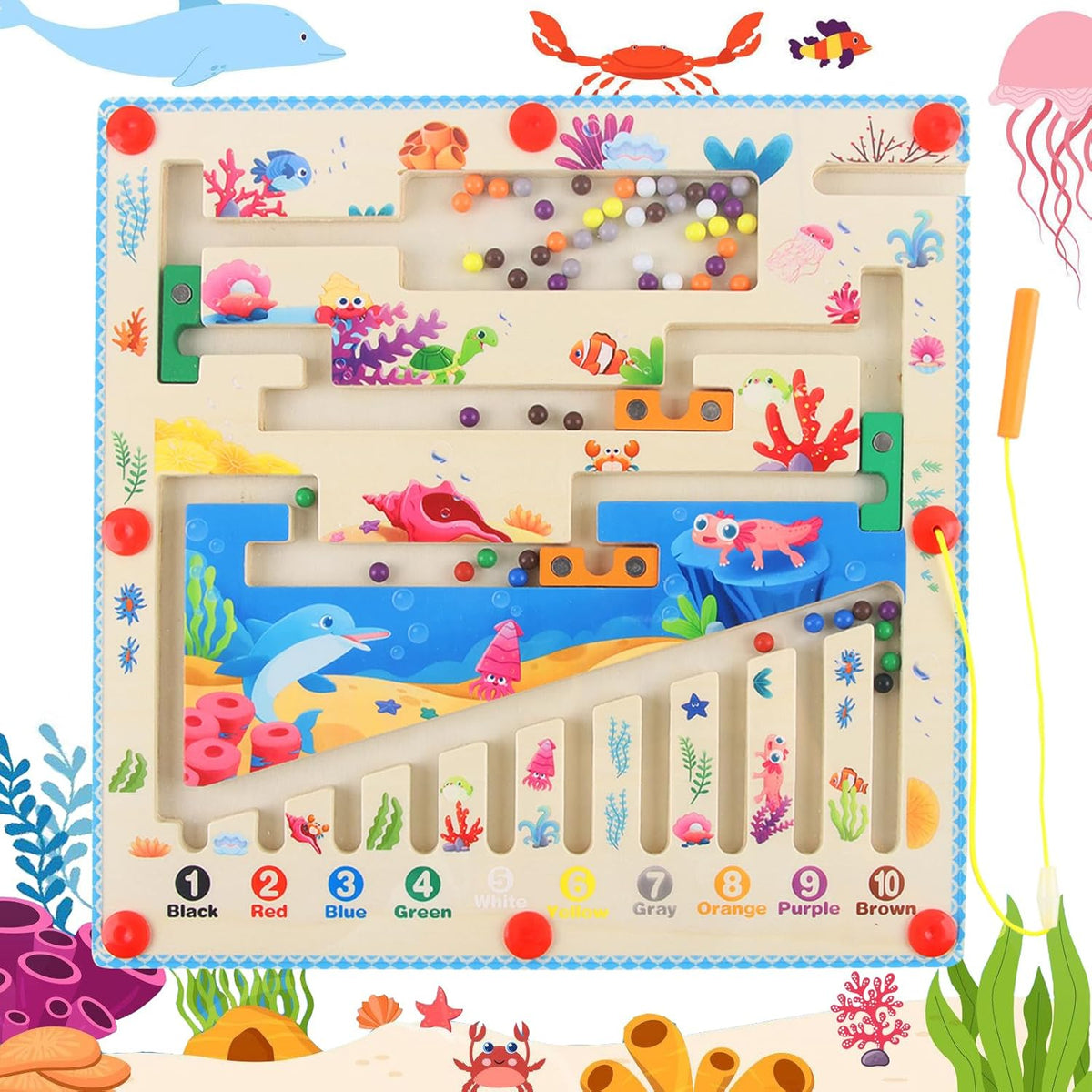 Montessori Magnetic Maze Board – Project Montessori